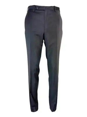Incotex Flat-front Twill Trousers - Grey