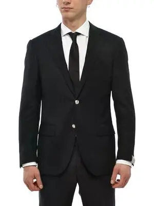Corneliani Notch-lapel Blazer - Black