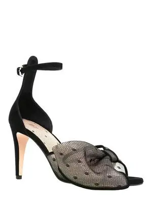 Red Valentino Rebel Bow Sandals - Black