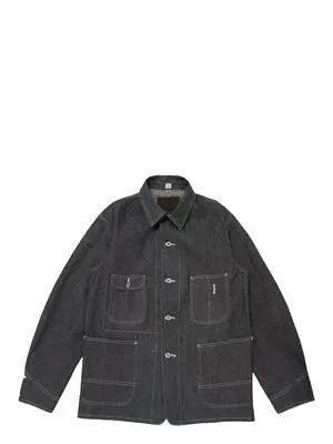 TAIGA TAKAHASHI Denim Distressed Jacket - Grey
