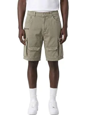 REPRESENT Cotton Denim Cargo Shorts - Beige