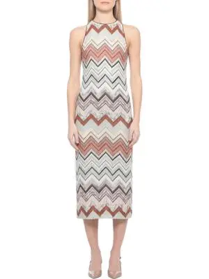 Missoni Zig-zag Knit Sheath Dress - Multicolor