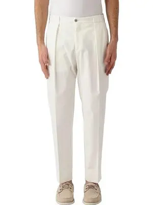 BRIGLIA 1949 Stretch Cotton Chino Trousers Milk