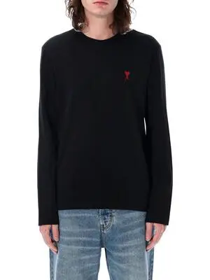AMI Paris T-shirt Colour - Black