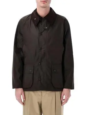 Barbour Bedale Waxed Cotton Jacket - Olive