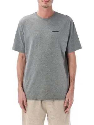 Patagonia Recycled Cotton Logo T-shirt - Grey