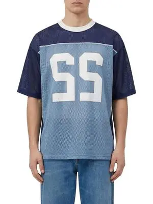 Moschino Polyester T-shirt With Slogan - Blue
