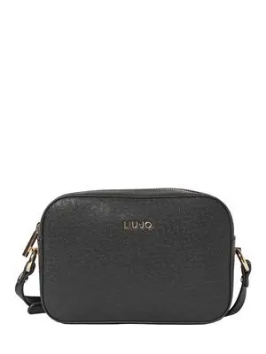 Liu Jo Saffiano Synthetic Leather Camera Bag - Black
