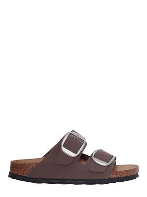 BIRKENSTOCK Arizona Big Buckle Flat Sandals - Brown