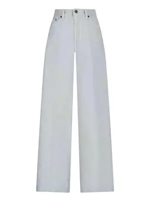 HAIKURE Bethany Twill Trousers - Blue