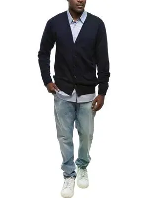 Dsquared2 Patch-pocket V-neck Cardigan - Blue