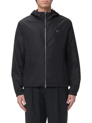 Fendi Zip-up Hooded Jacket - Black