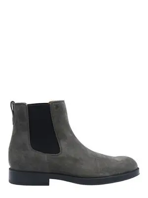 TOD'S Suede Chelsea Boots - Burnt