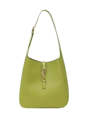 Saint Laurent Monogram Leather Bag - Lime