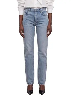 Saint Laurent Straight Leg Jeans - Denim