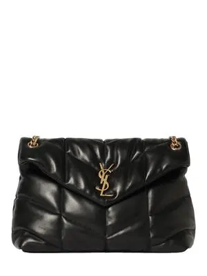 Saint Laurent Puffer Shoulder Bag - Black