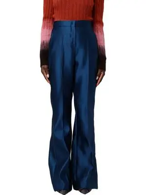 Fendi Tailored Wide Leg Trousers - Blue
