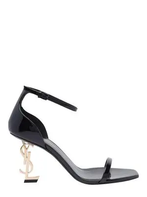 Saint Laurent Cassandra Heeled Sandals - Black