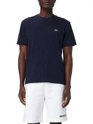 Lacoste Cotton T-shirt With Logo - Navy