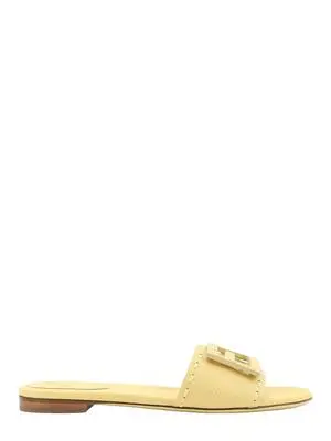 Fendi Fendi Heeled Sandals Yellow