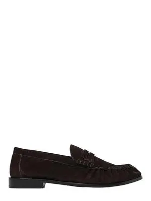 Saint Laurent Suede Loafers - Dark