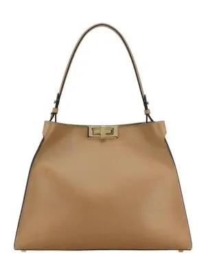 Fendi Way Medium Tote Bag Beige