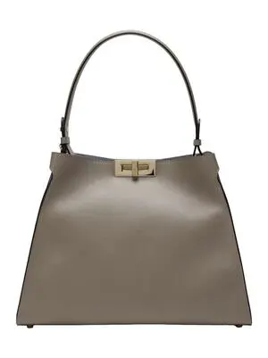 Fendi Way Medium Tote Bag Dove Grey
