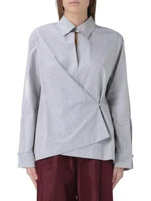 Fendi Striped Wrap Shirt - Multicolor