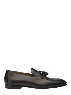 DOUCAL'S Tassel Loafers - Dark