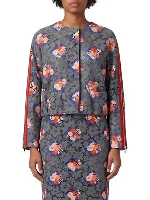 Fendi Floral Lace Jacket - Grey