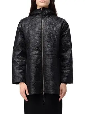Fendi Quilted Hooded Jacket - Black