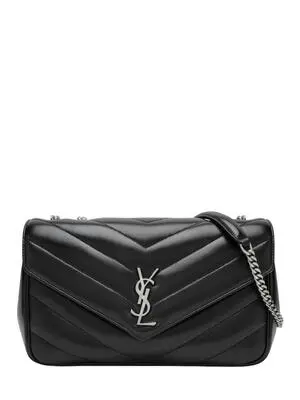 Saint Laurent Loulou Medium Shoulder Bag - Black