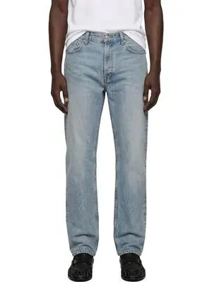 Saint Laurent Slim Fit Cotton Denim Jeans - Blue