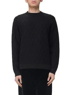 Fendi Jacquard Knit Sweater - Black