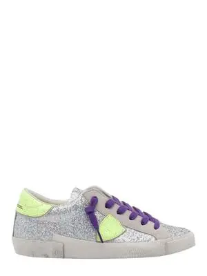 Philippe Model Lace-up Trainers - Silver