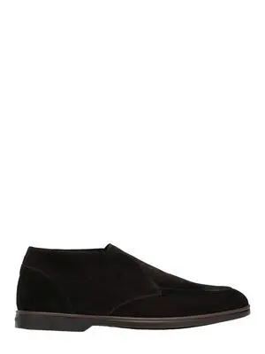 DOUCAL'S Suede Laceless Desert Boots - Brown