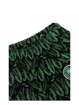 Nike Nigeria Slawn Fleece-texture Track Pants - Black