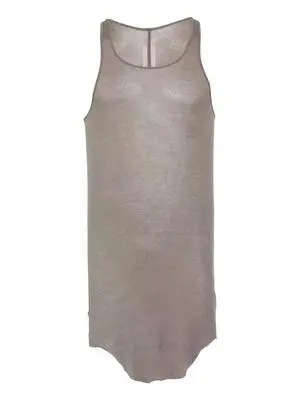 Rick Owens Ribbed-knit Vest - Grey