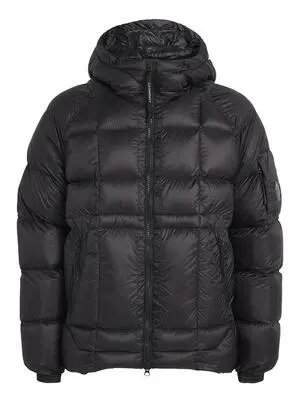 C.P. COMPANY Hooded Puffer Jacket - Black