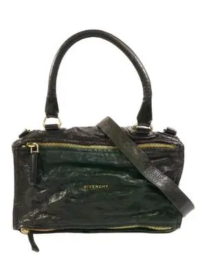 Givenchy Pandora Leather Shoulder Bag - Black