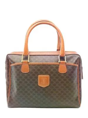Celine Macadam Boston Tote Bag - Brown