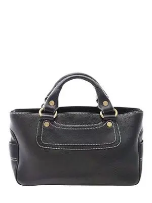 Celine 2010s Boogie Leather Handbag - Black