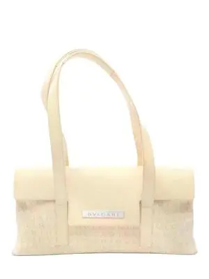 BVLGARI 2000s Logomania Handbag - Neutrals