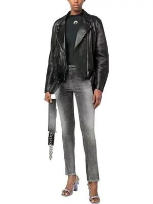 DIESEL® Skinny Jeans With Logo Patch - Grey