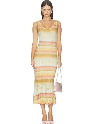Cinq À Sept Edie Spaced Dyed Knit Dress - Multi