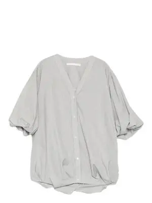 JNBY Plaid A-line Shirt - Grey