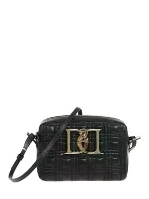Dsquared2 Quilted Logo Buckle Crossbody Bag - Black