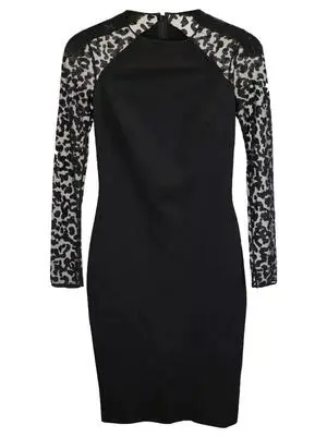 Stella McCartney Lace Mesh Dress - Black
