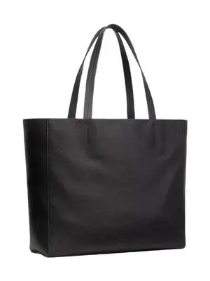NILI LOTAN Keith Grained-leather Tote Bag - Black