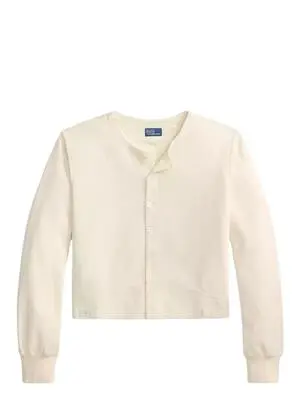 Polo Ralph Lauren Ribbed-trim Button-up Cardigan - Neutrals